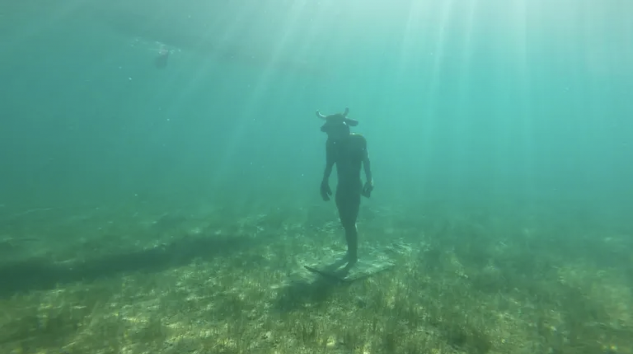 Massive Statue Of Submerged Minotaur Found In Patagonia Ancient